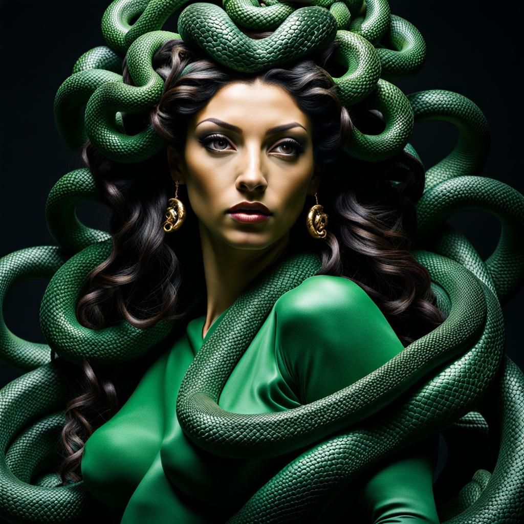 Noble Medusa - AI Generated Artwork - NightCafe Creator