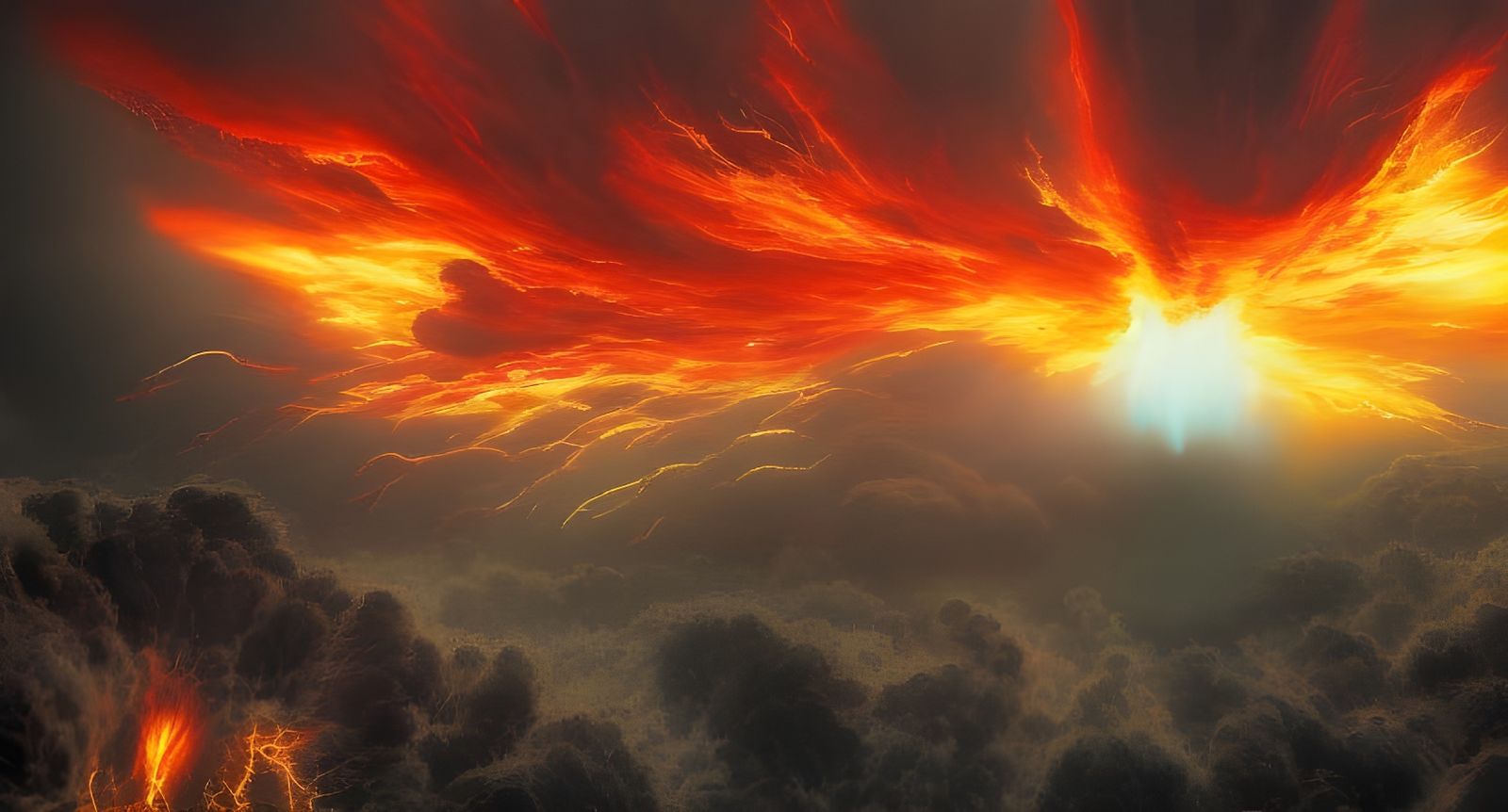 Mega Explosion - AI Generated Artwork - NightCafe Creator