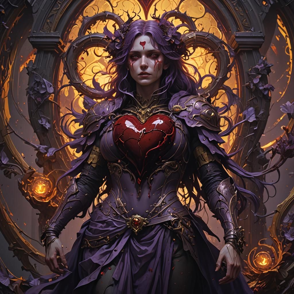 bloody heart, dark art a masterpiece