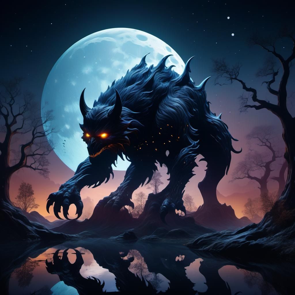 THE CREATURE OF THE NIGHT THAT HAUNTS ME (nightmare) - AI Generated ...