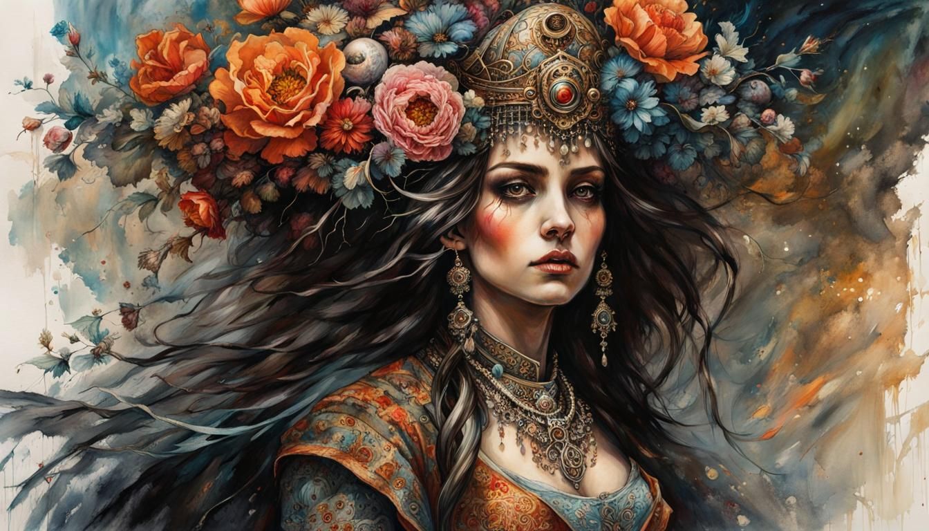 Persian Beauty - AI Generated Artwork - NightCafe Creator