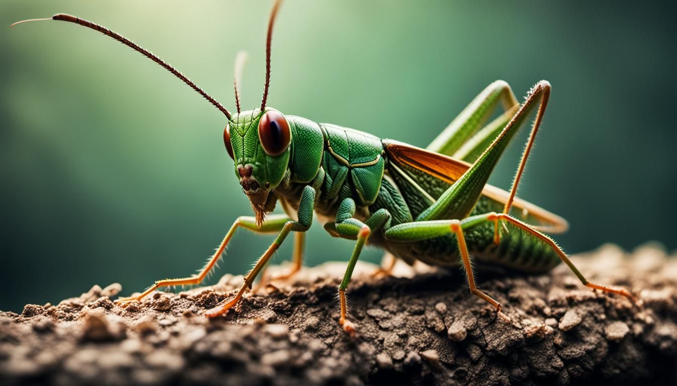 Macro Photography of a grasshopper - AI Generated Artwork - NightCafe ...