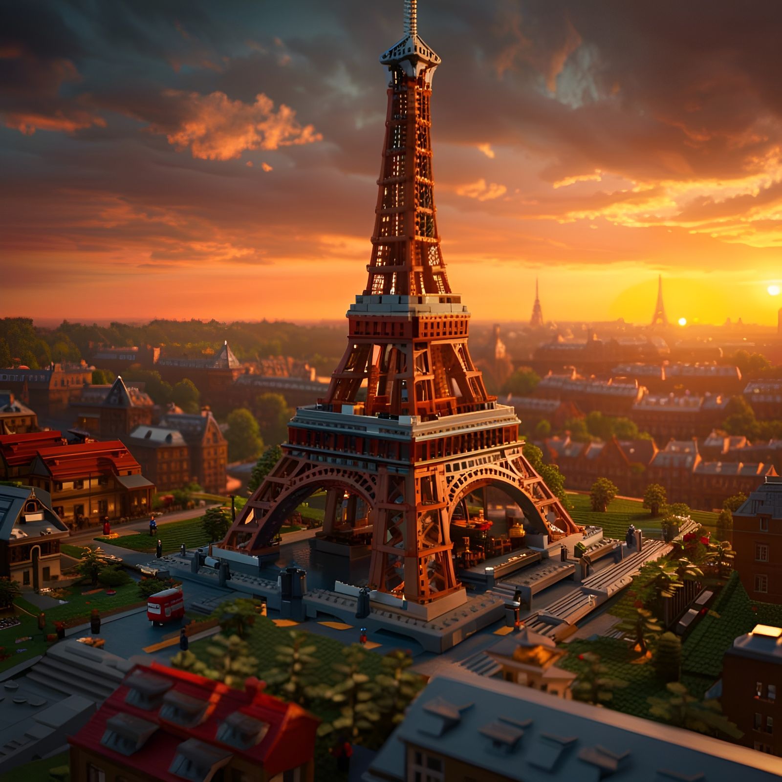 The Eiffel Tower - AI Generated Artwork - NightCafe Creator