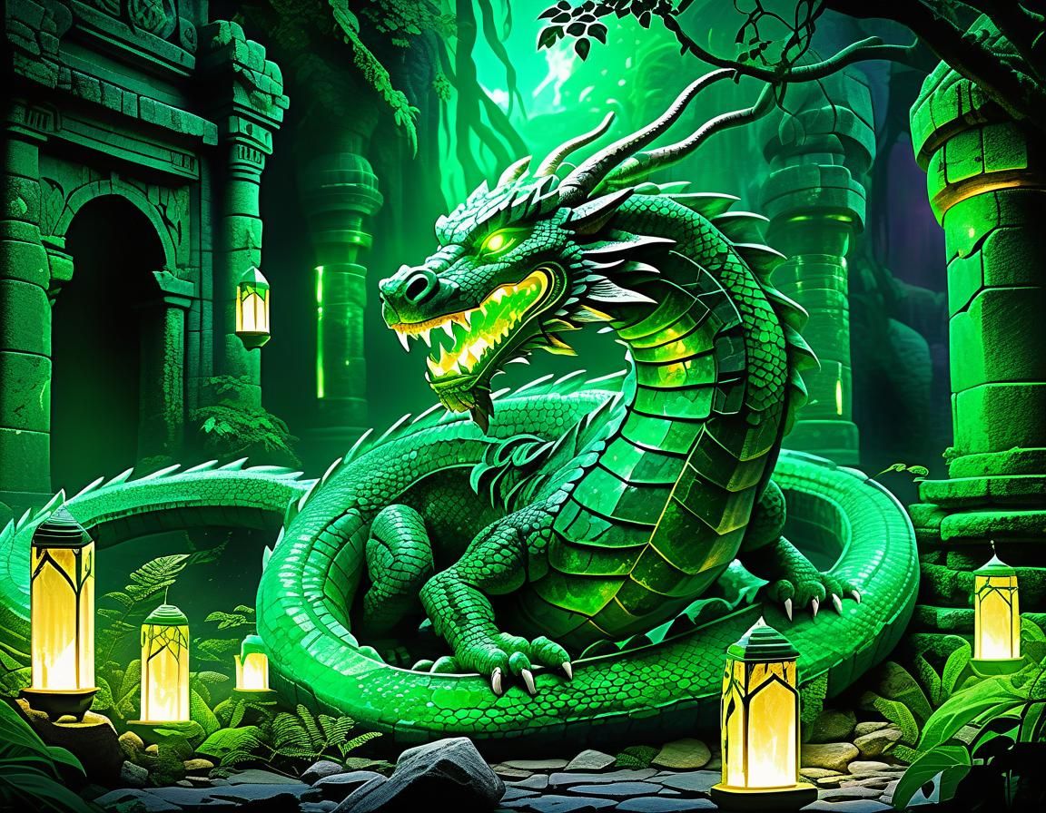 Dragon Dreams - AI Generated Artwork - NightCafe Creator