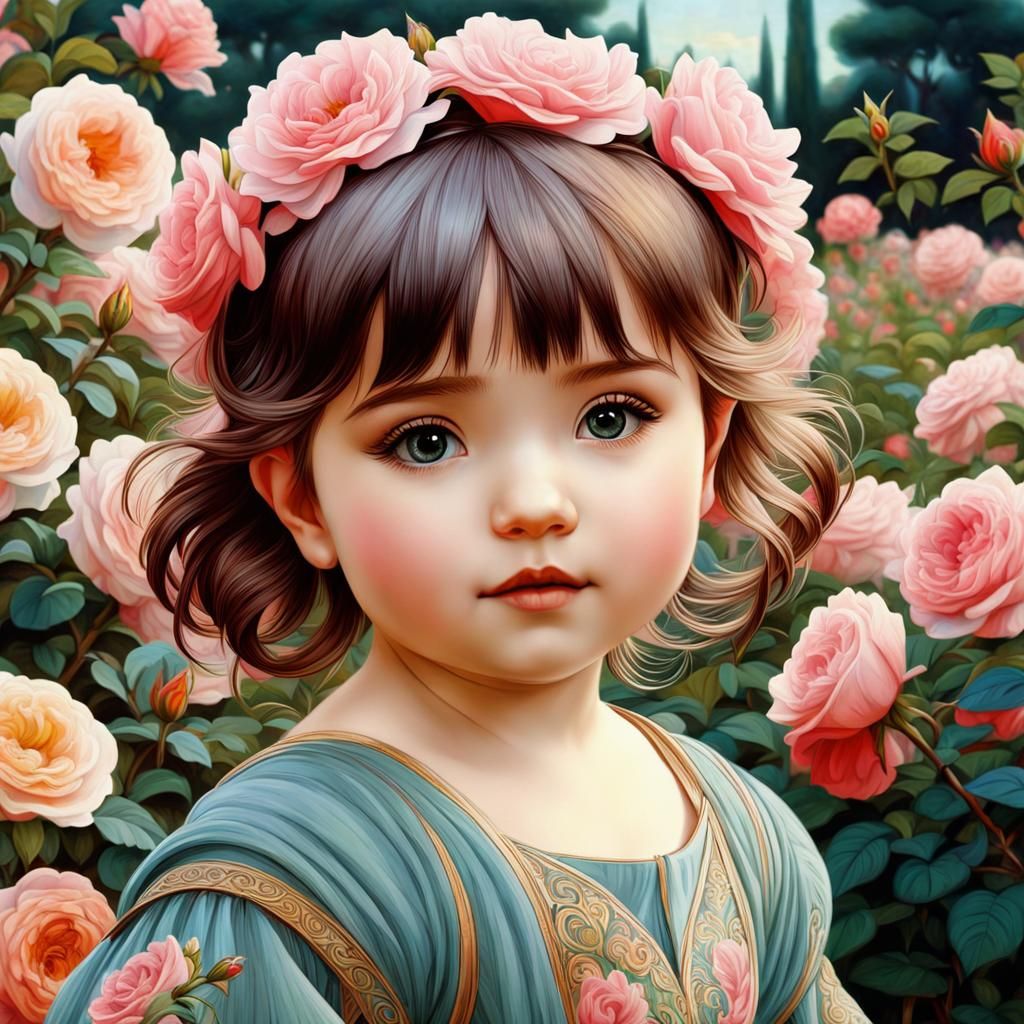 Monday’s child is fair of face - AI Generated Artwork - NightCafe Creator