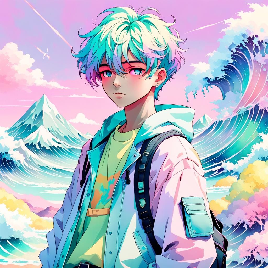 Pastel Traveler - AI Generated Artwork - NightCafe Creator