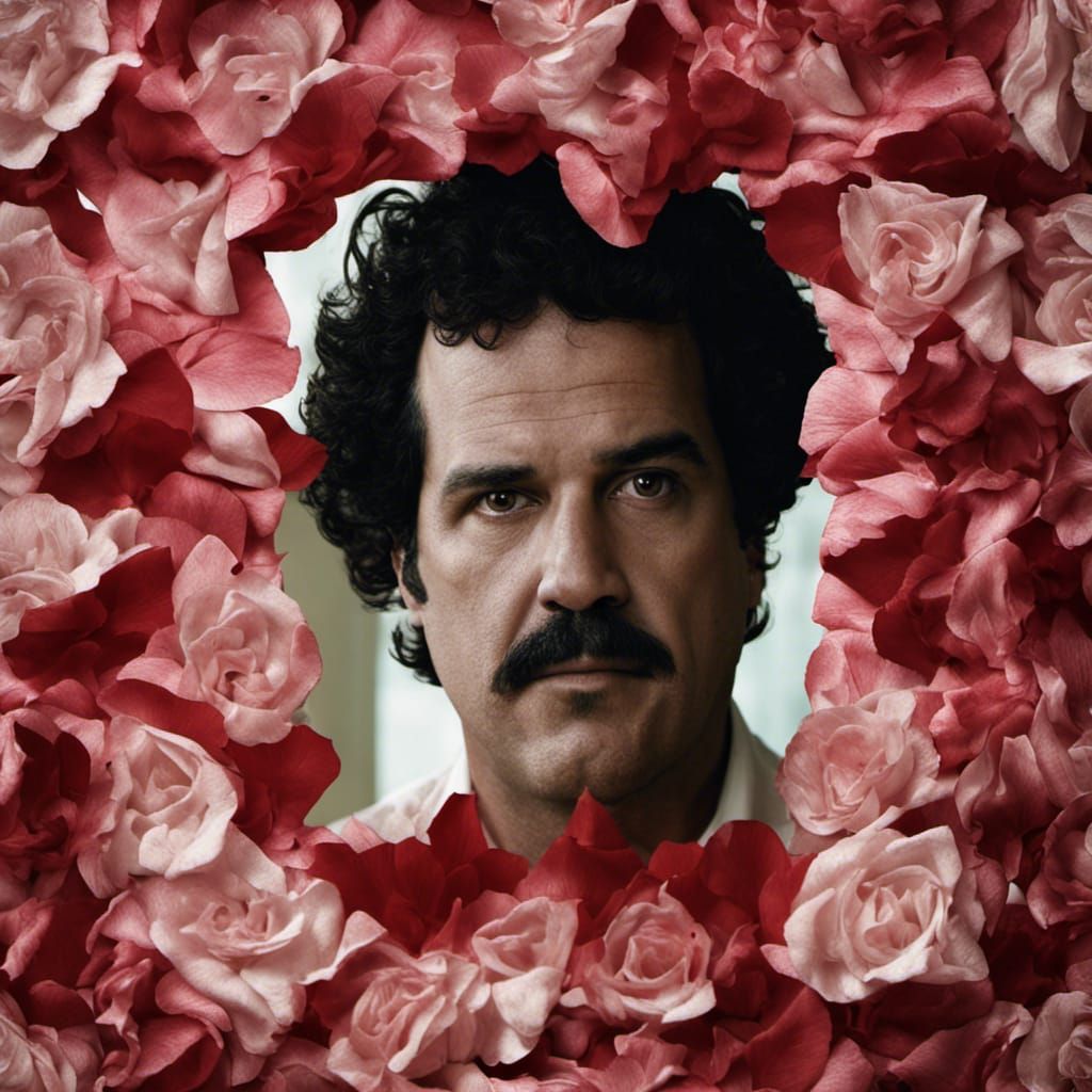 "Pablo Escobar in the mirror" Song:Roses; Artist SAINt JHN - AI ...