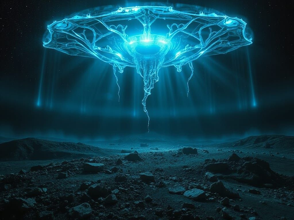 Glowing Alien Creature Beyond Human Comprehension - AI Art