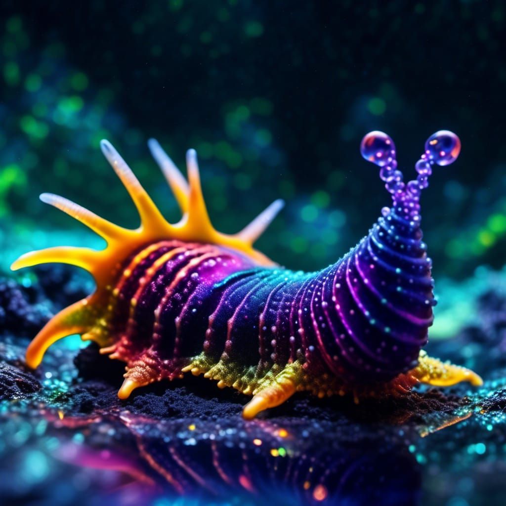 Sea slug - AI Generated Artwork - NightCafe Creator