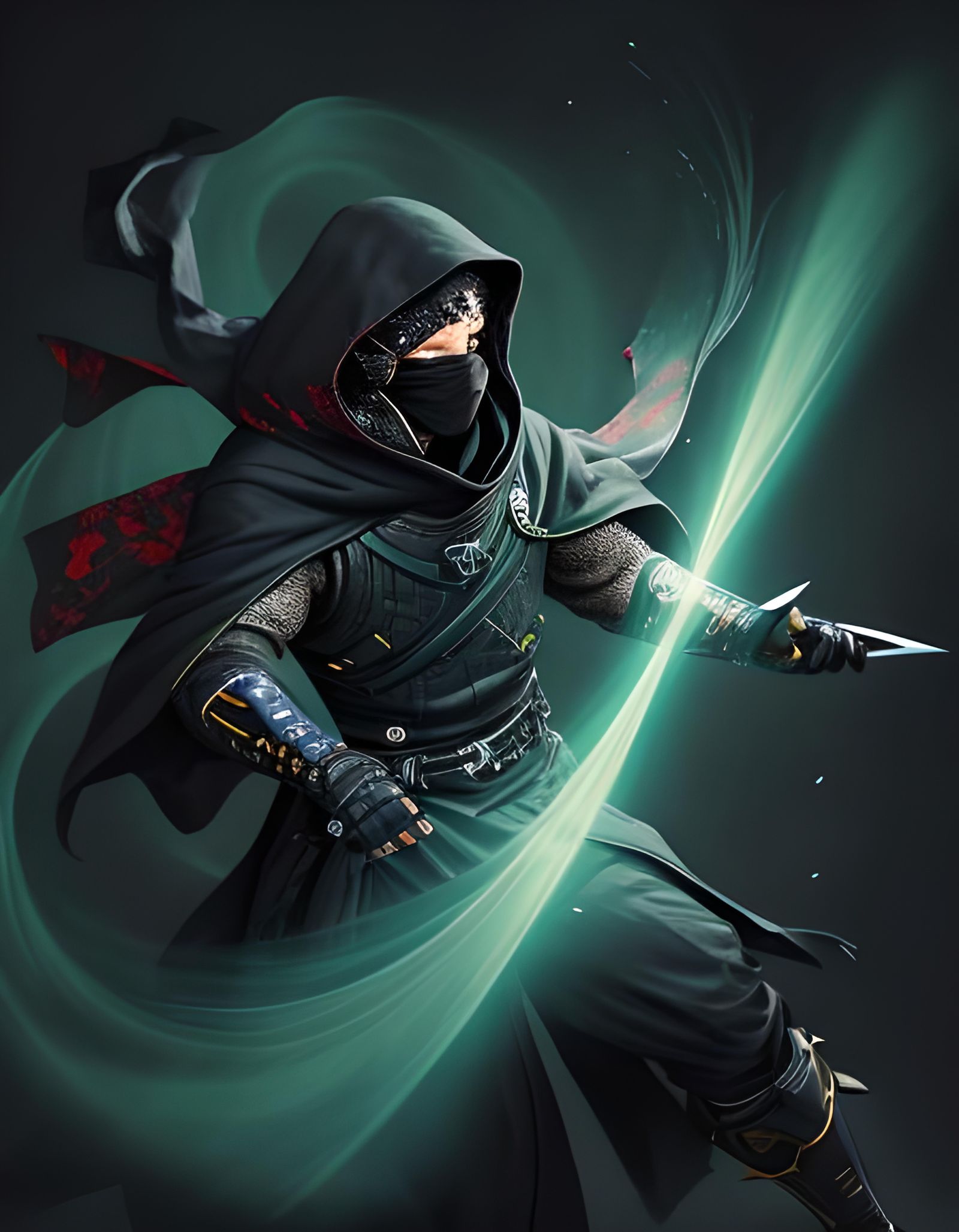 Attacking Assassin - AI Generated Artwork - NightCafe Creator