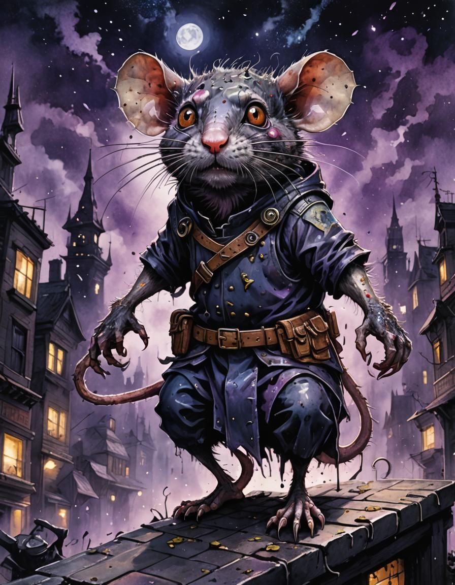 Randy, the Rat Rogue - AI Generated Artwork - NightCafe Creator