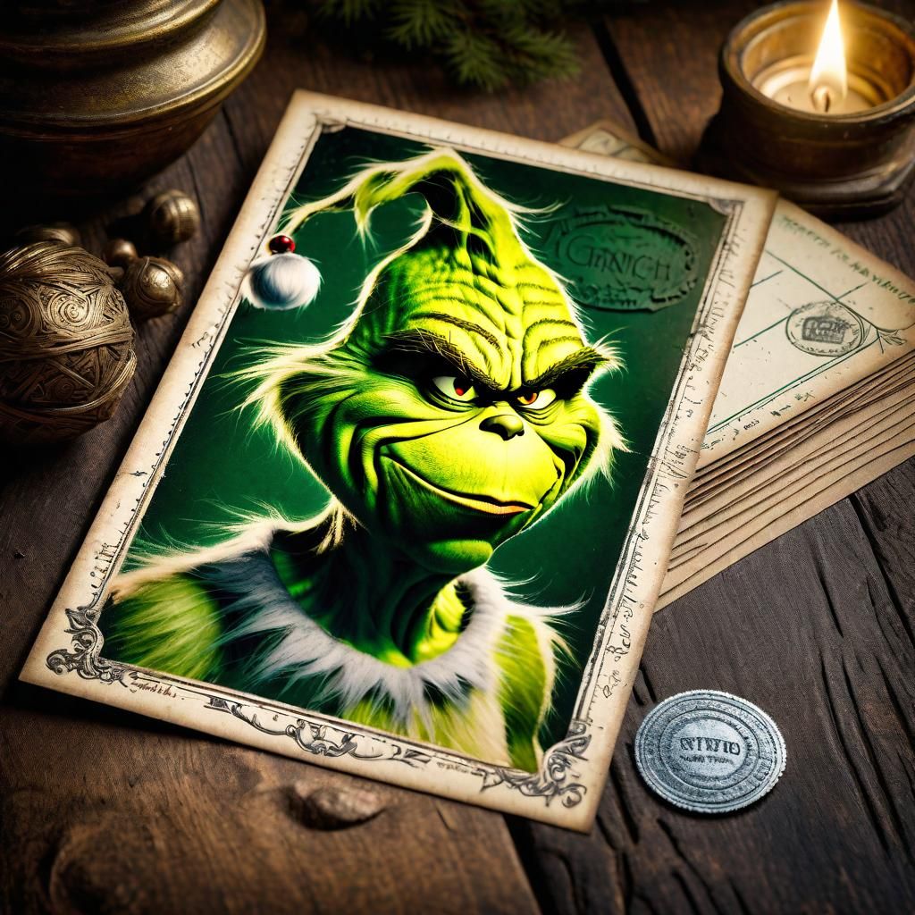 Postcard from the Grinch - AI Generated Artwork - NightCafe Creator