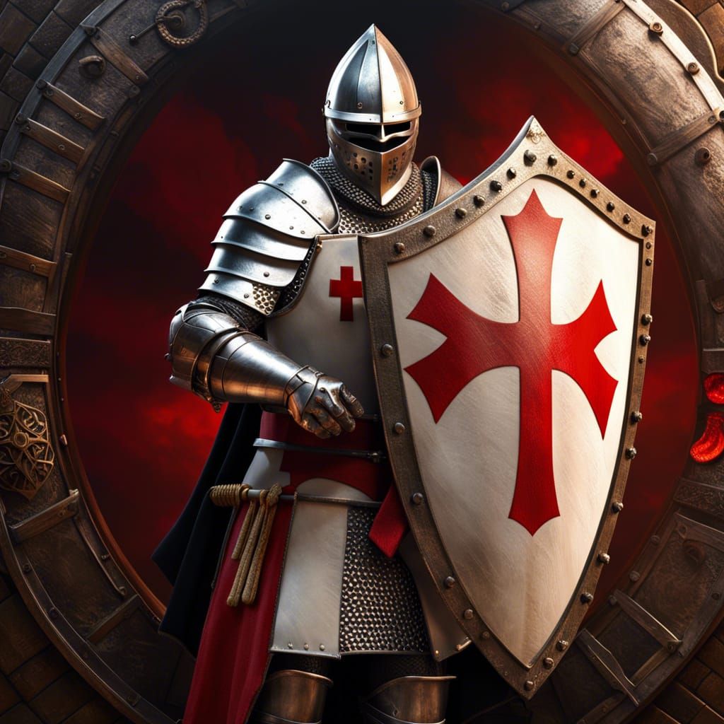 Templar Knight - AI Generated Artwork - NightCafe Creator