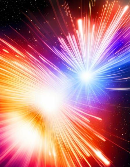 stars exploding in space - AI Generated Artwork - NightCafe Creator