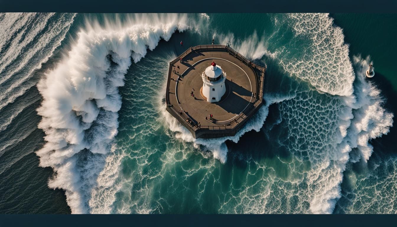 The lighthouse platform - AI Generated Artwork - NightCafe Creator