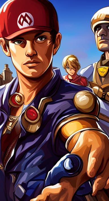 Handsome Mario - AI Generated Artwork - NightCafe Creator