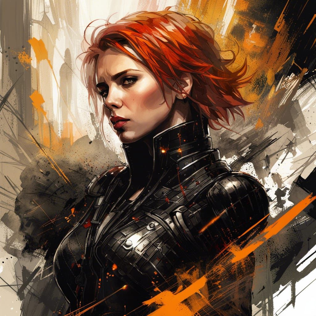 Black Widow Ai Generated Artwork Nightcafe Creator