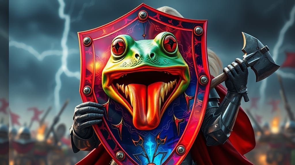 The frog shield - The frog shield