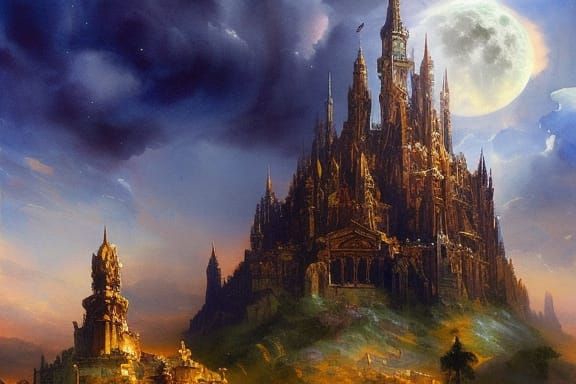 mega-castle - AI Generated Artwork - NightCafe Creator