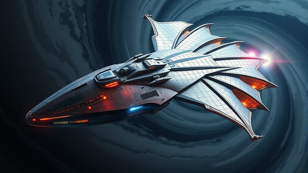 Colossal, 2000 mile long starship. - Cosmic Leviathan Starsh...