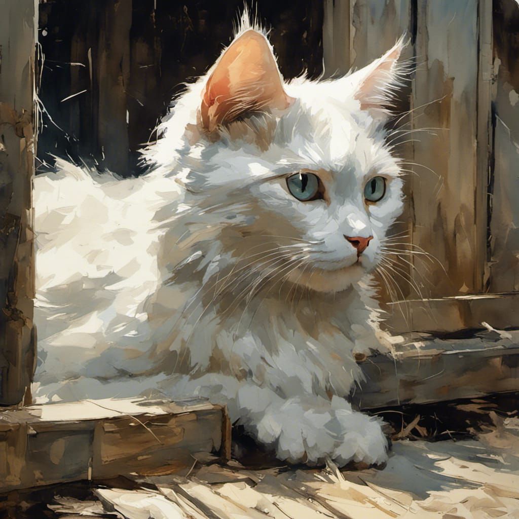 Happy cat - AI Generated Artwork - NightCafe Creator