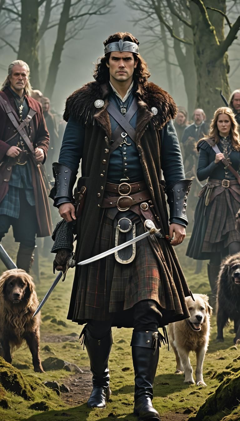 A movie poster for a movie titled "The Highlander" starring "Henry ...