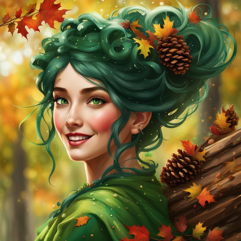 Autumn Princess - AI Generated Artwork - NightCafe Creator