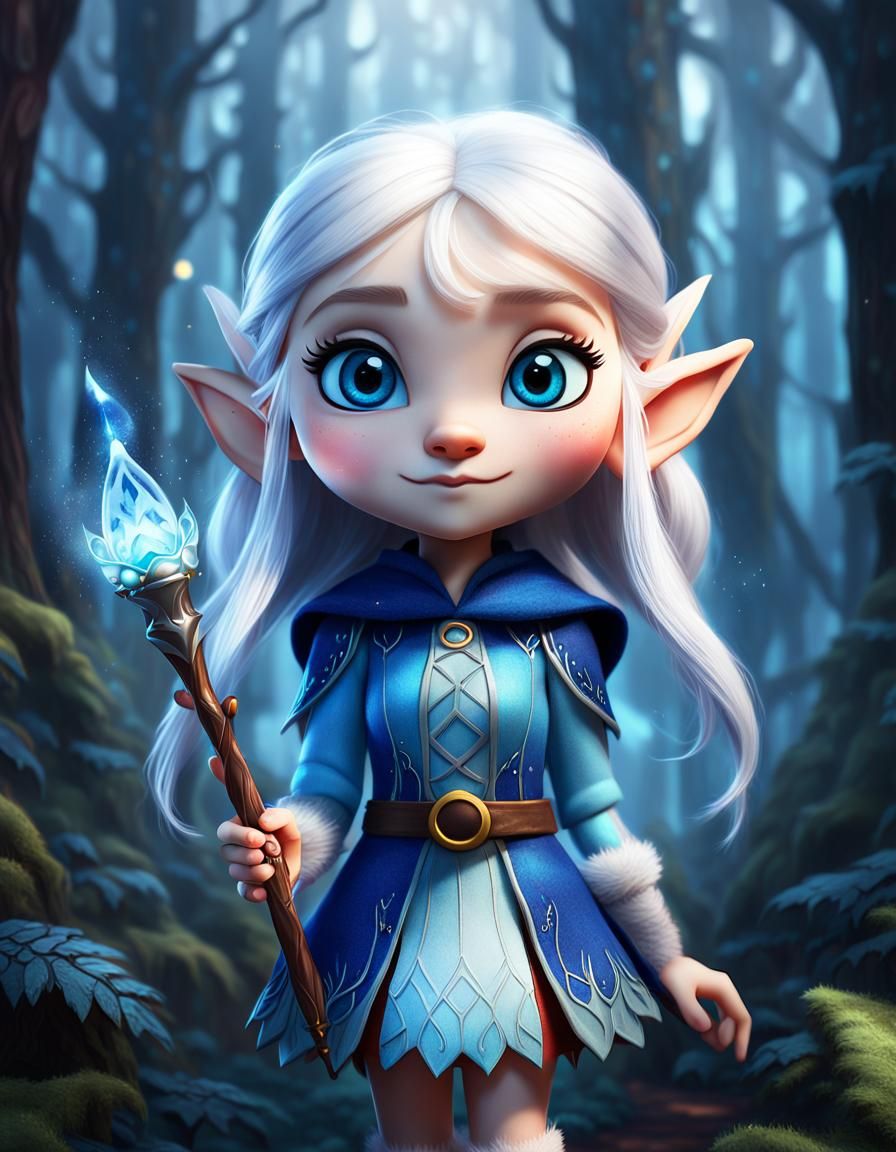 Chibi elf 2 - AI Generated Artwork - NightCafe Creator