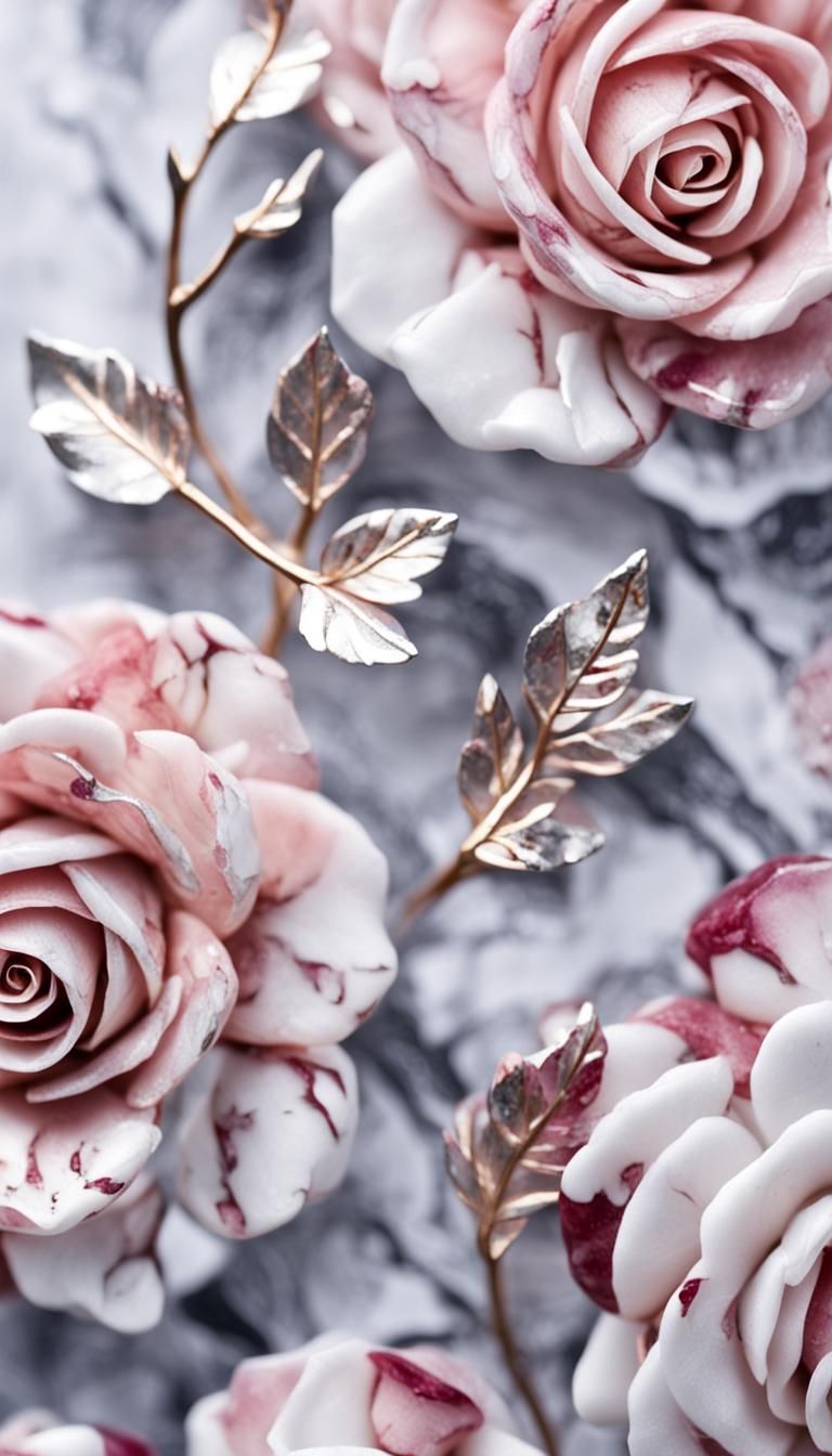 Rose of stone - AI Generated Artwork - NightCafe Creator