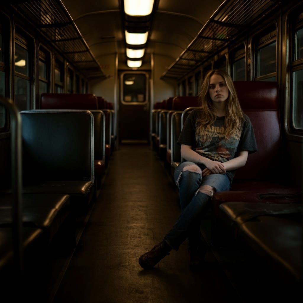 Don't Stop Believin' - Journey - Young Woman on Midnight Tra...