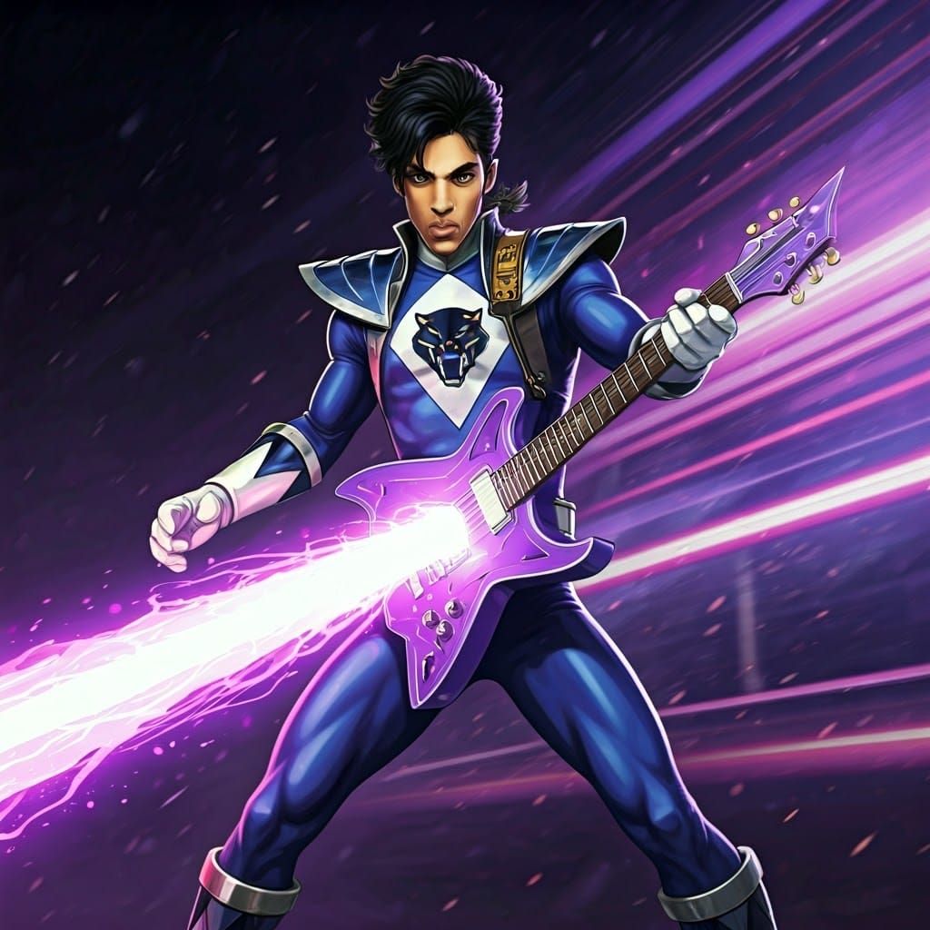 Prince (Blue Electric Panther Power Ranger) Prince would bring his ...