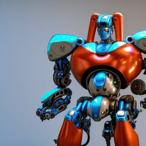 Cyborg Mecha - AI Generated Artwork - NightCafe Creator