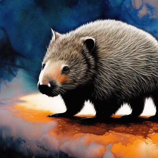 Wombat - AI Generated Artwork - NightCafe Creator