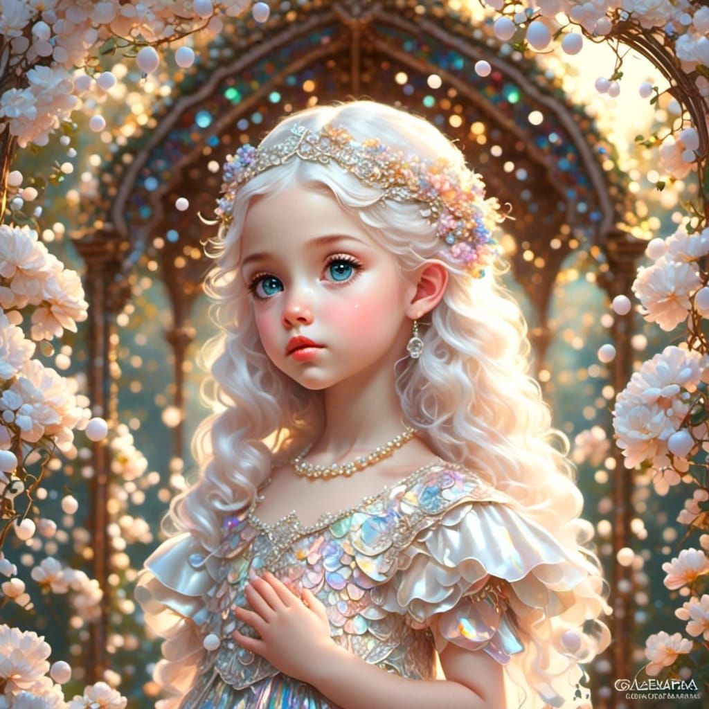 little girl - AI Generated Artwork - NightCafe Creator