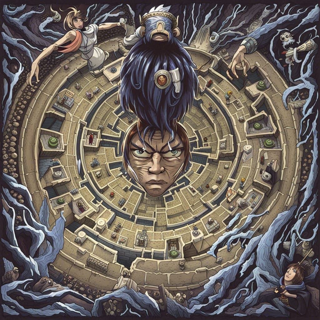 Labyrinth - AI Generated Artwork - NightCafe Creator