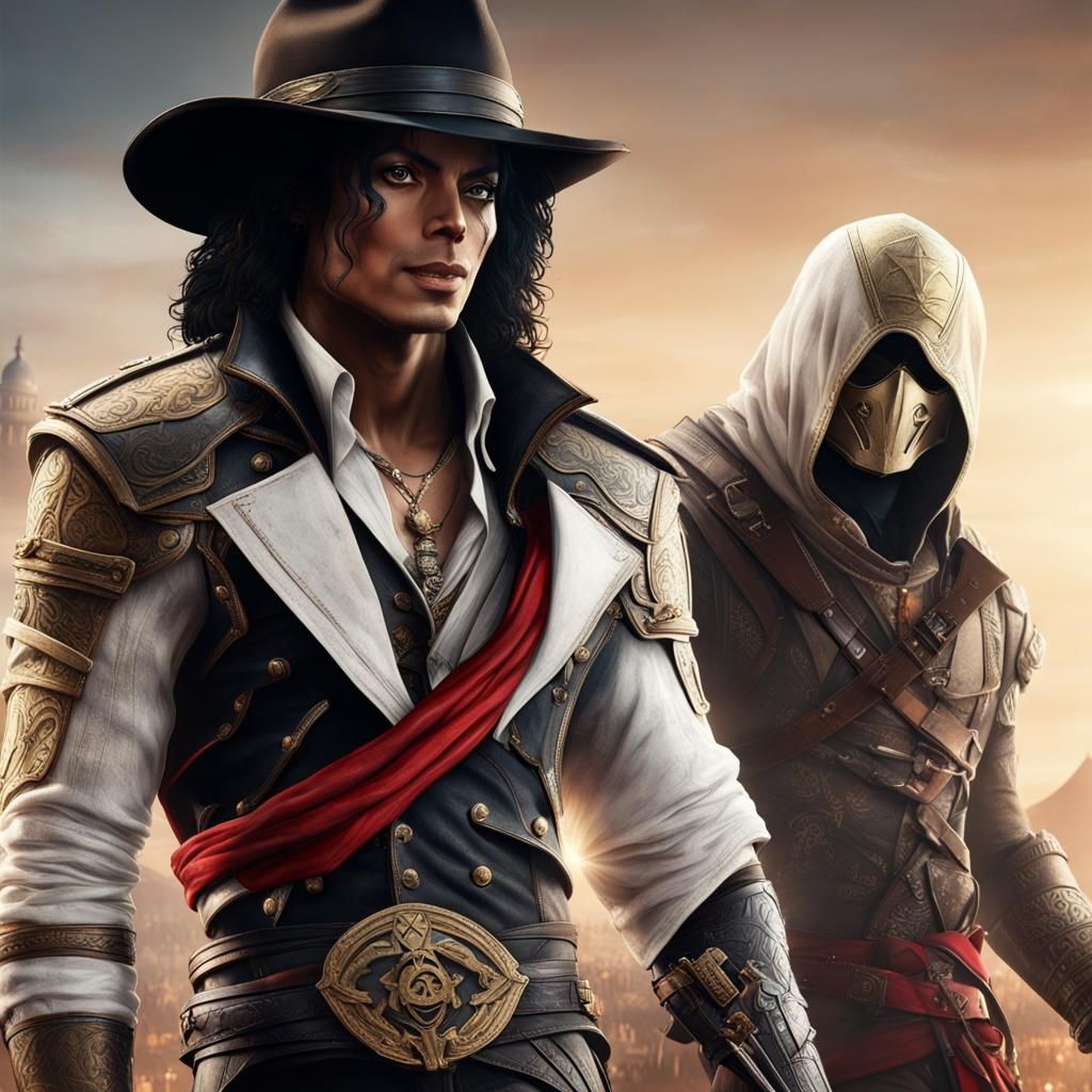 Michael Jackson meet assassins creed vallhalla - AI Generated Artwork - NightCafe Creator