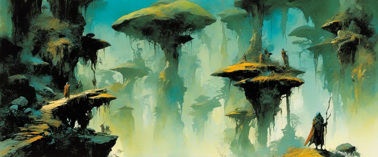 The land of Mangor - AI Generated Artwork - NightCafe Creator