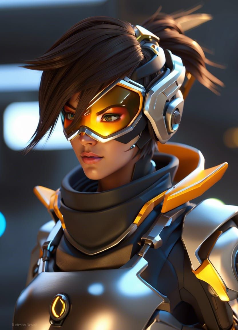 tracer from overwatch as ninja or samurai, overwatch design, octane ...