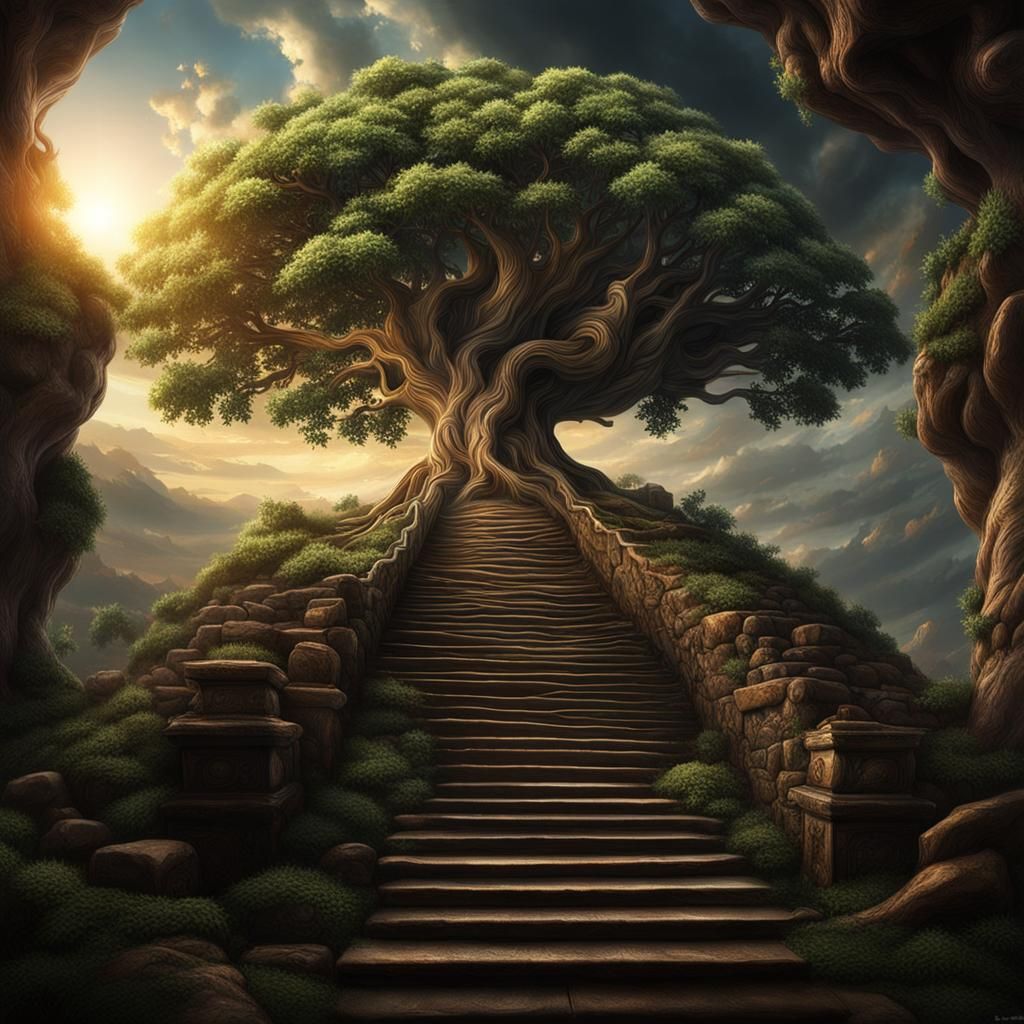 Tree - AI Generated Artwork - NightCafe Creator