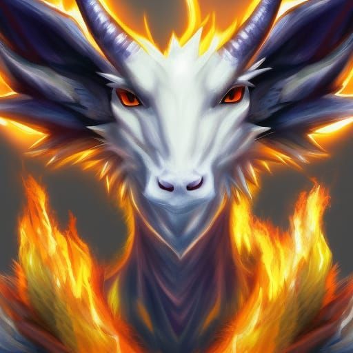 flamon digimon fire goat boy - AI Generated Artwork - NightCafe Creator