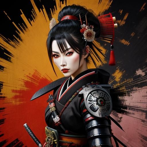 Samurai Lady - AI Generated Artwork - NightCafe Creator