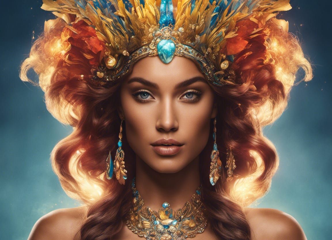 "Goddess of Crashing Ocean Waves and Sunsets"(C234567c ...