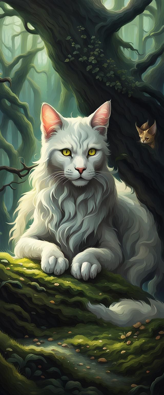 Mythical Cat - AI Generated Artwork - NightCafe Creator