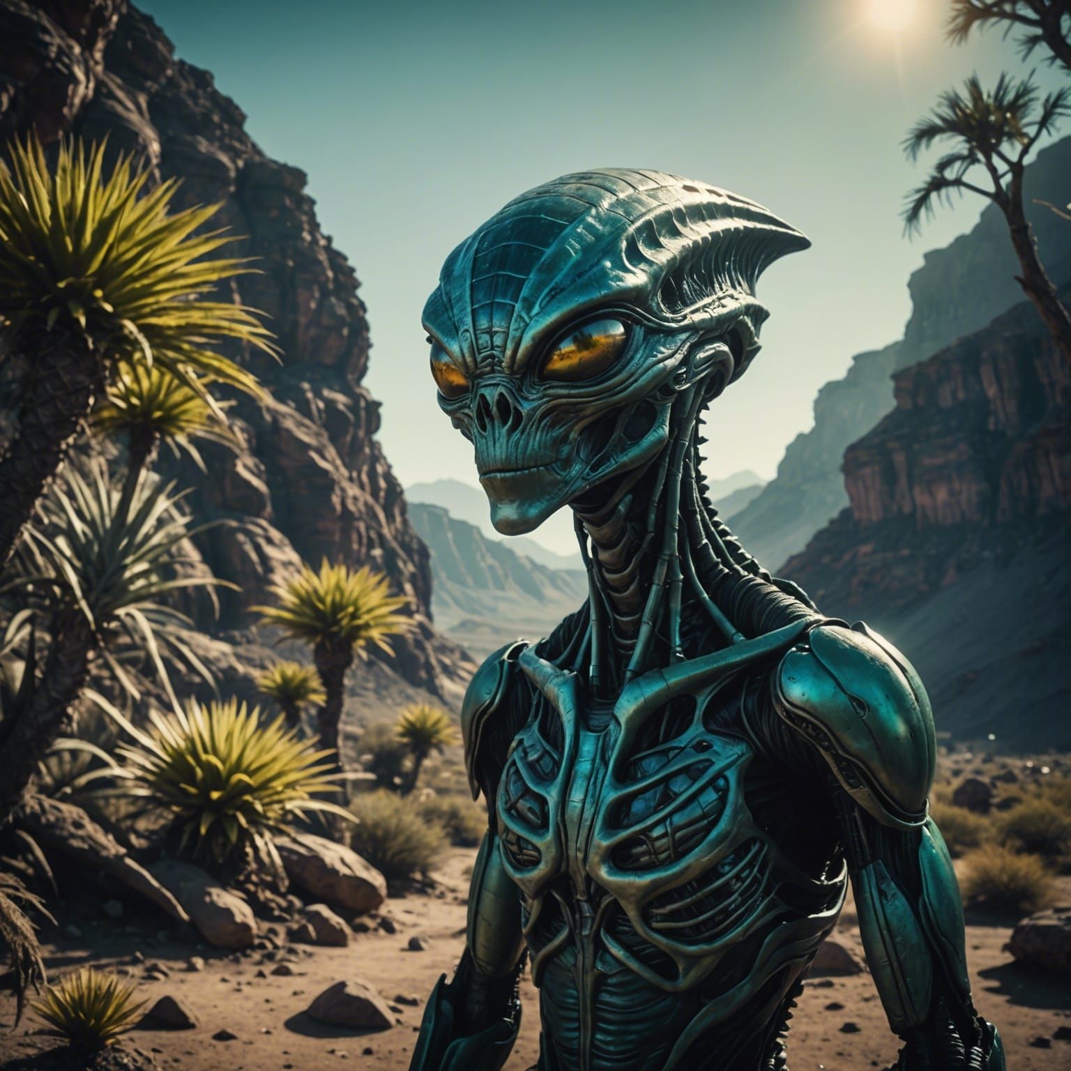 Alien planet, foreign planet, strange lifeforms, utterly alien, strange ...