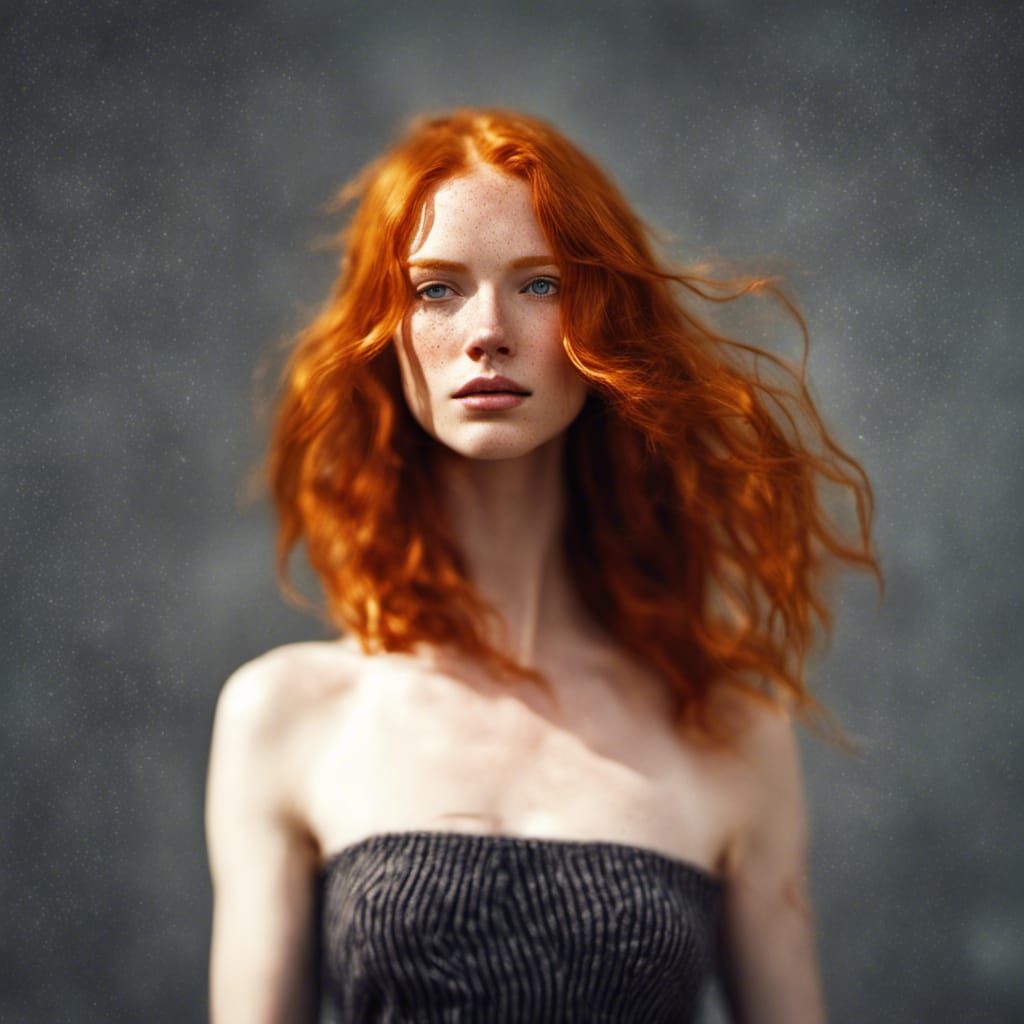 A beautiful redhead. - AI Generated Artwork - NightCafe Creator
