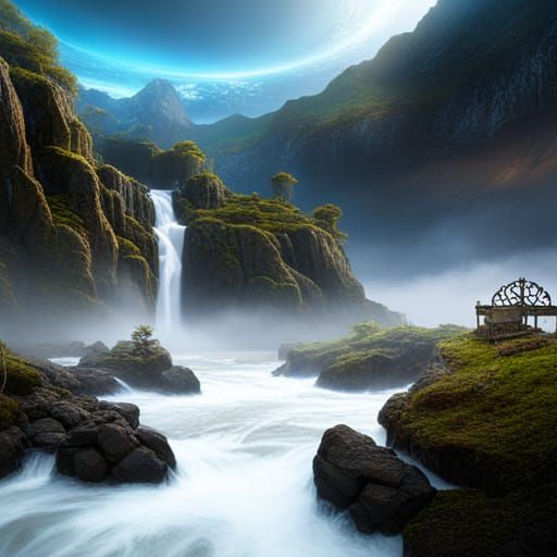 magic flowing through the air and earth - AI Generated Artwork ...