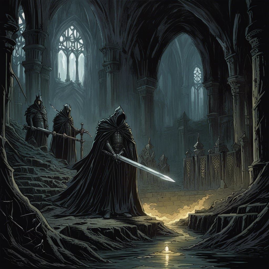 The Dark Council of Angband - AI Generated Artwork - NightCafe Creator