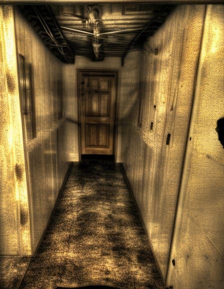Weird hallway - AI Generated Artwork - NightCafe Creator