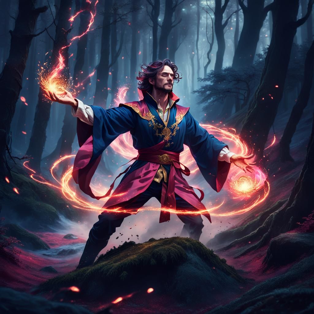 Mastery in magic - AI Generated Artwork - NightCafe Creator