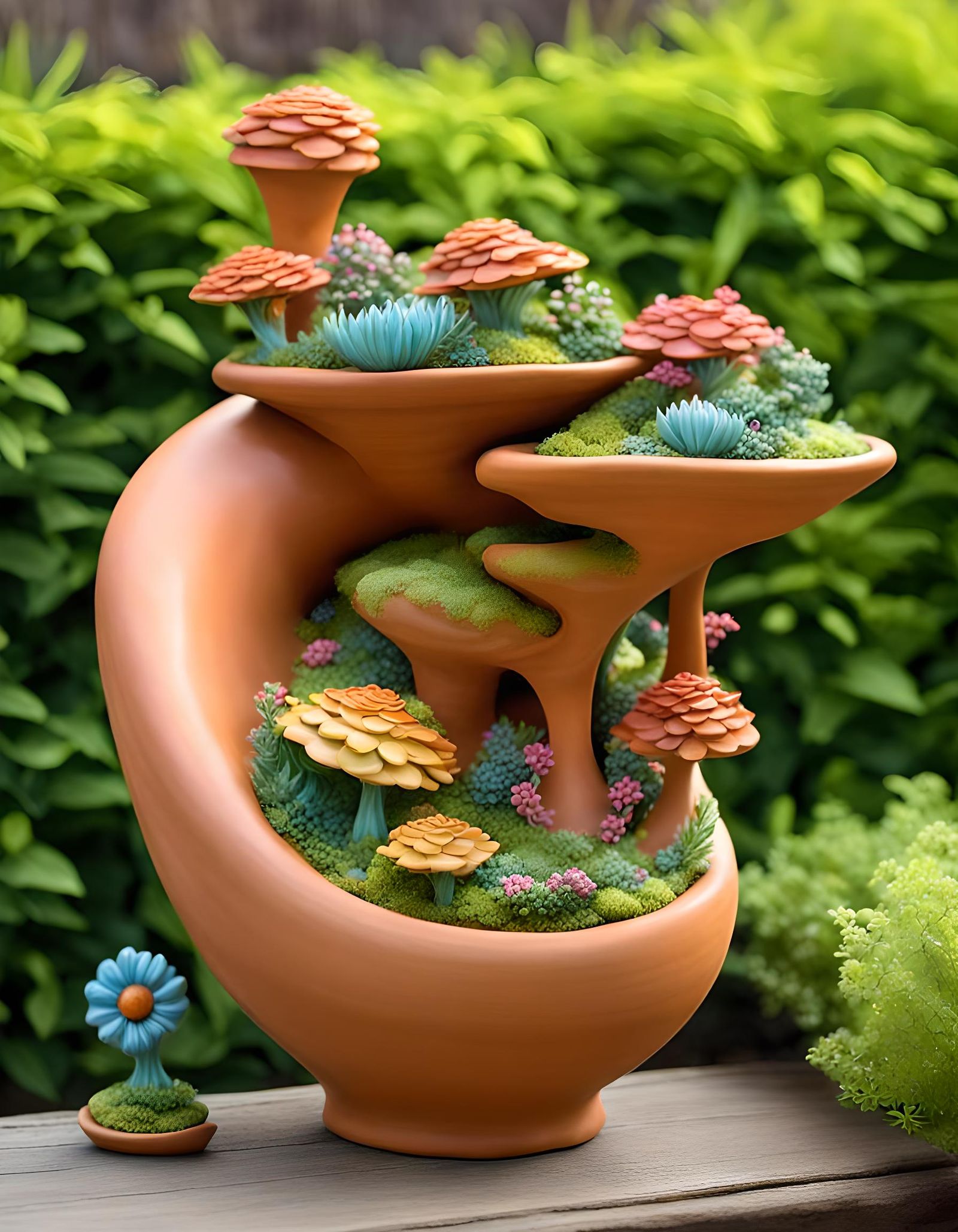 Seussian Terracotta - AI Generated Artwork - NightCafe Creator